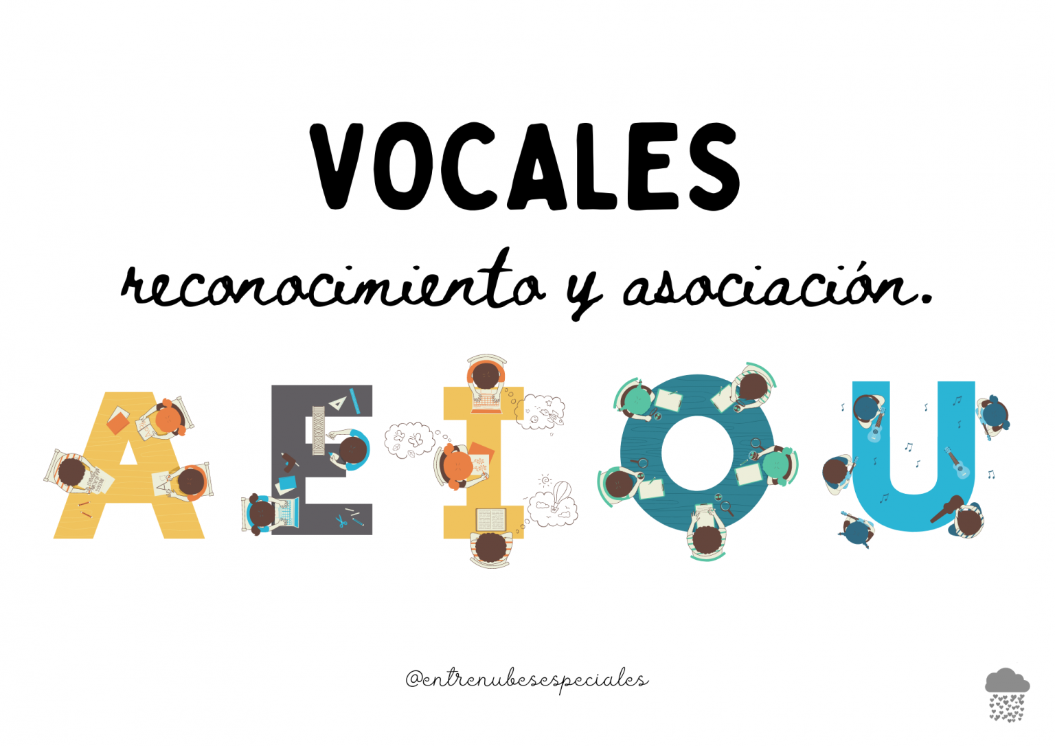 CUADERNOS DE VOCALES EN MAYÚSCULA