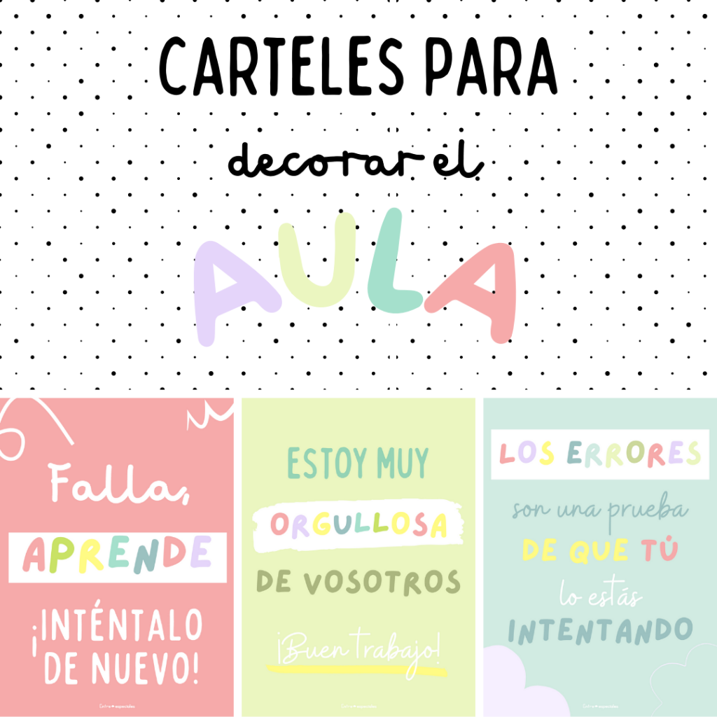 CARTELES PARA EL AULA