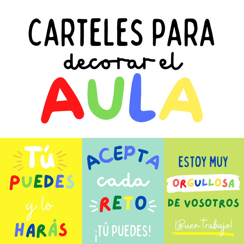 CARTELES PARA EL AULA