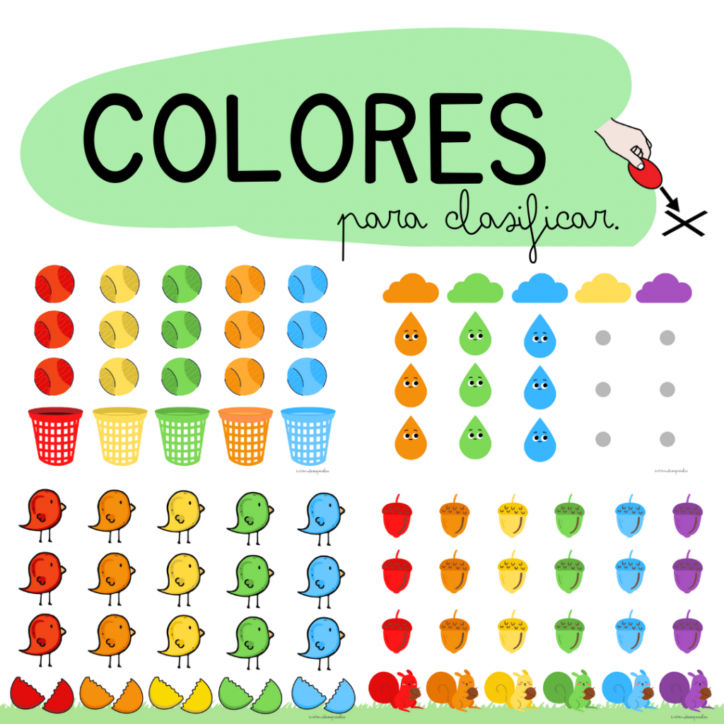COLORES PARA CLASIFICAR