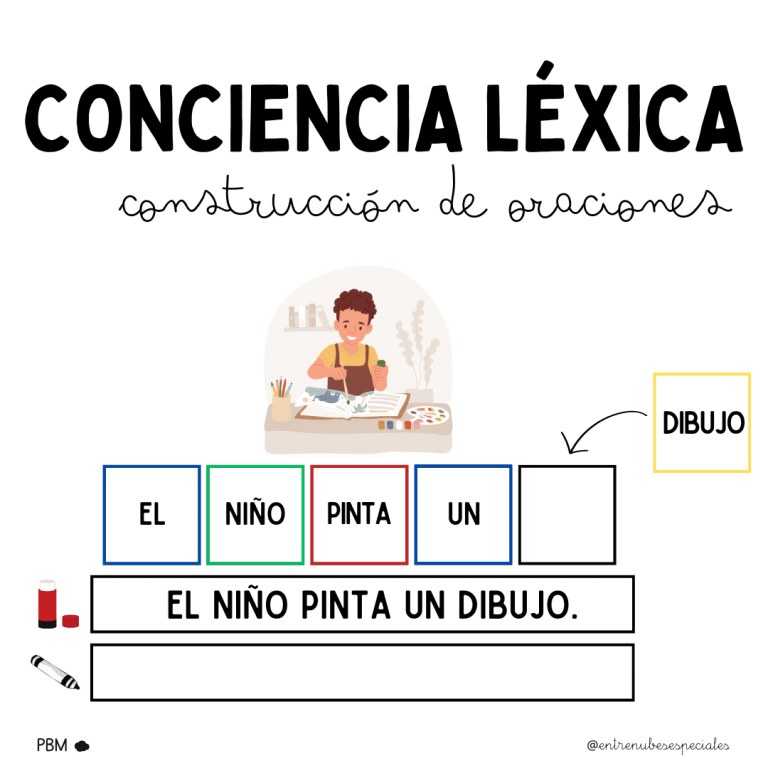 CONCIENCIA LÉXICA II: construcción de oraciones.